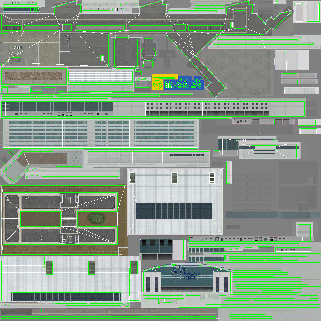 3D model EDDF Terminal 2 VR / AR / low-poly | CGTrader
