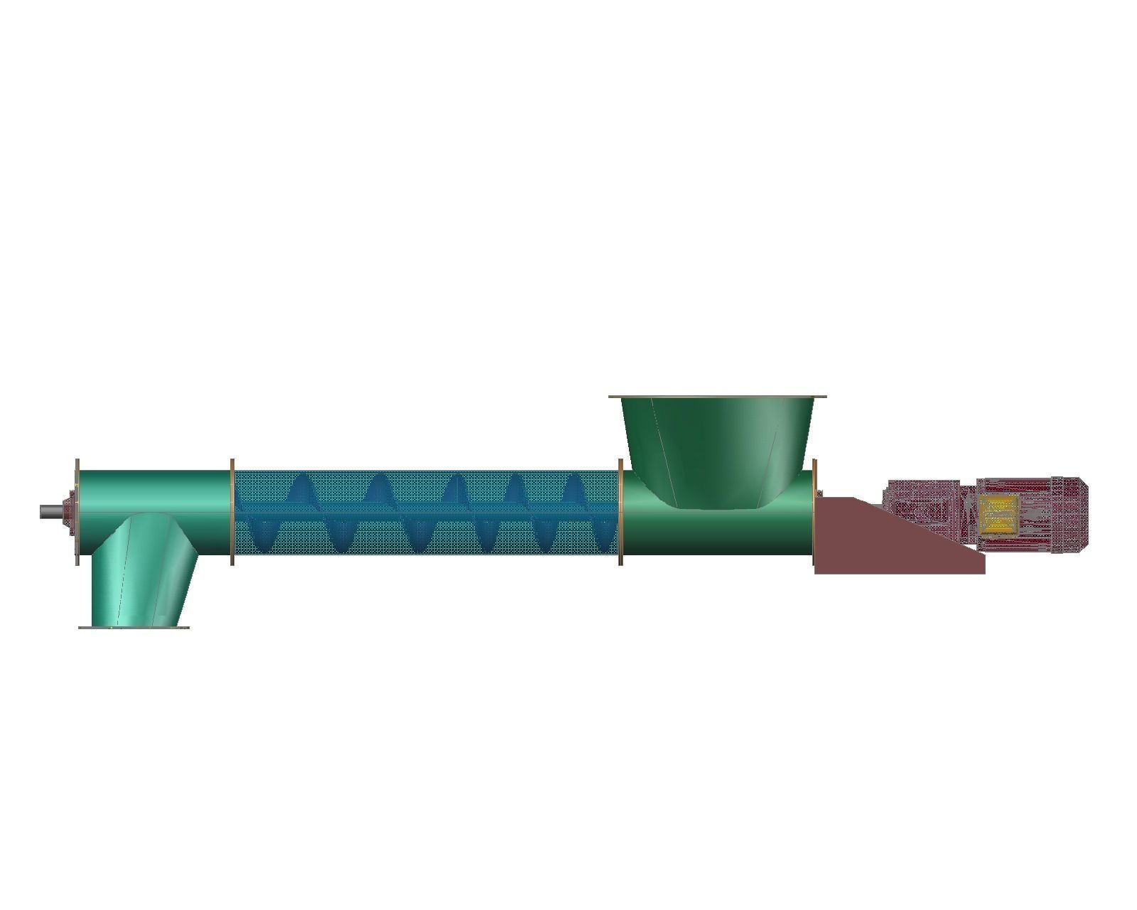 Screw Conveyors free 3D model | CGTrader