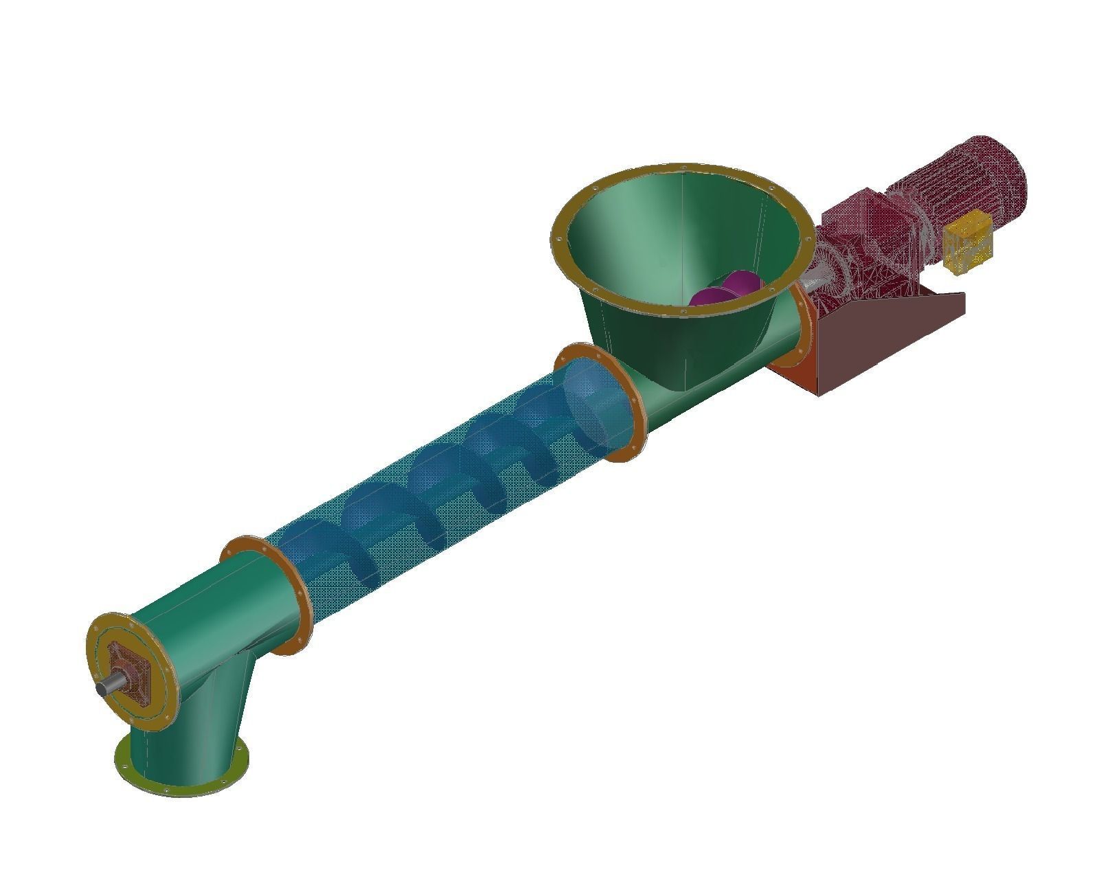 Screw Conveyors free 3D model | CGTrader