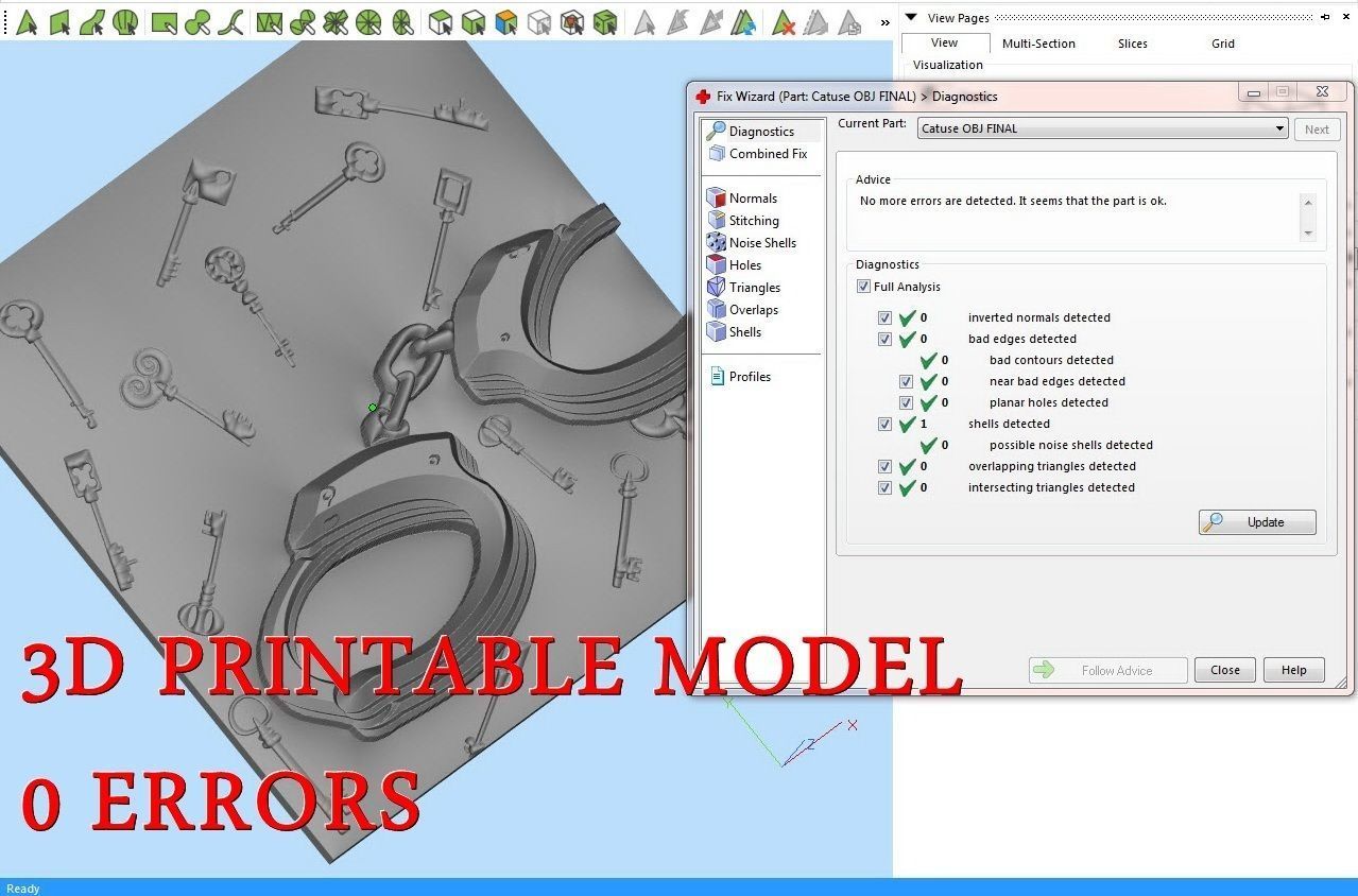 No 4 Handcuffs 3D model 3D printable | CGTrader