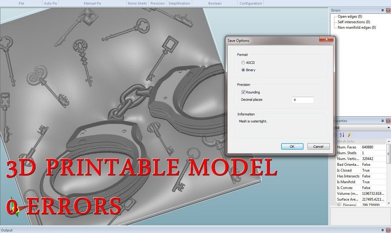 No 4 Handcuffs 3D model 3D printable | CGTrader