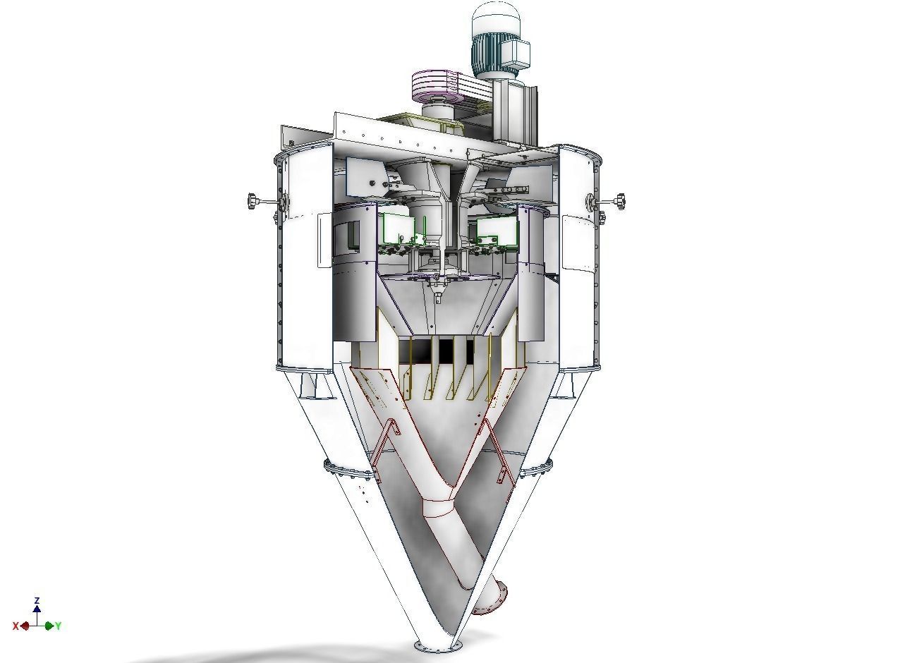 Air Classifier Air Separator free 3D model | CGTrader
