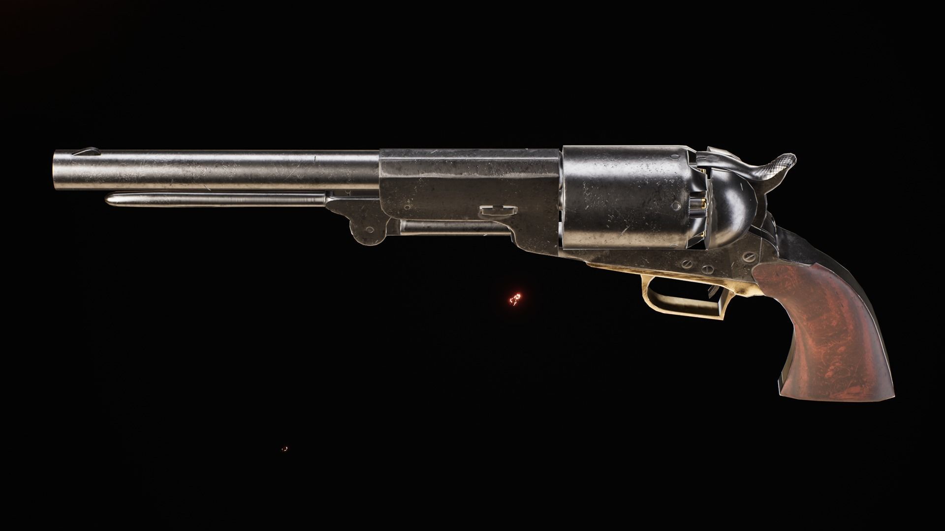3D model Colt Walker 1847 VR / AR / low-poly | CGTrader