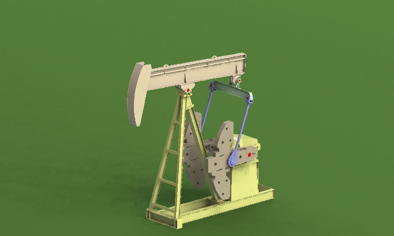 CONVENTIONAL BEAM PUMPING UNITS free 3D model | CGTrader