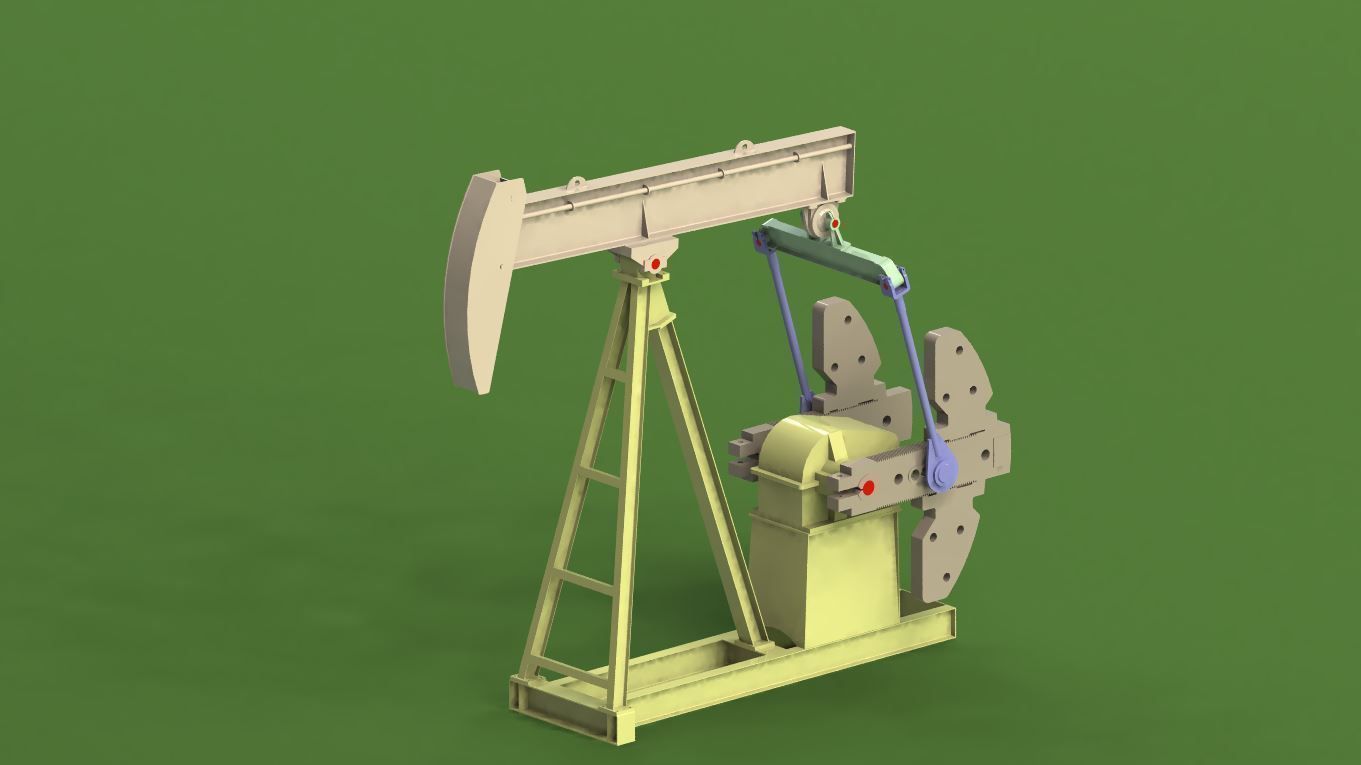CONVENTIONAL BEAM PUMPING UNITS free 3D model | CGTrader