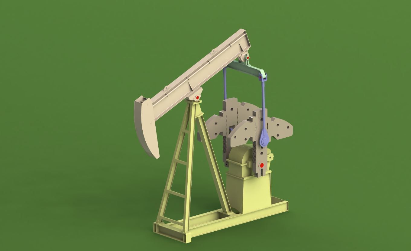 CONVENTIONAL BEAM PUMPING UNITS free 3D model | CGTrader