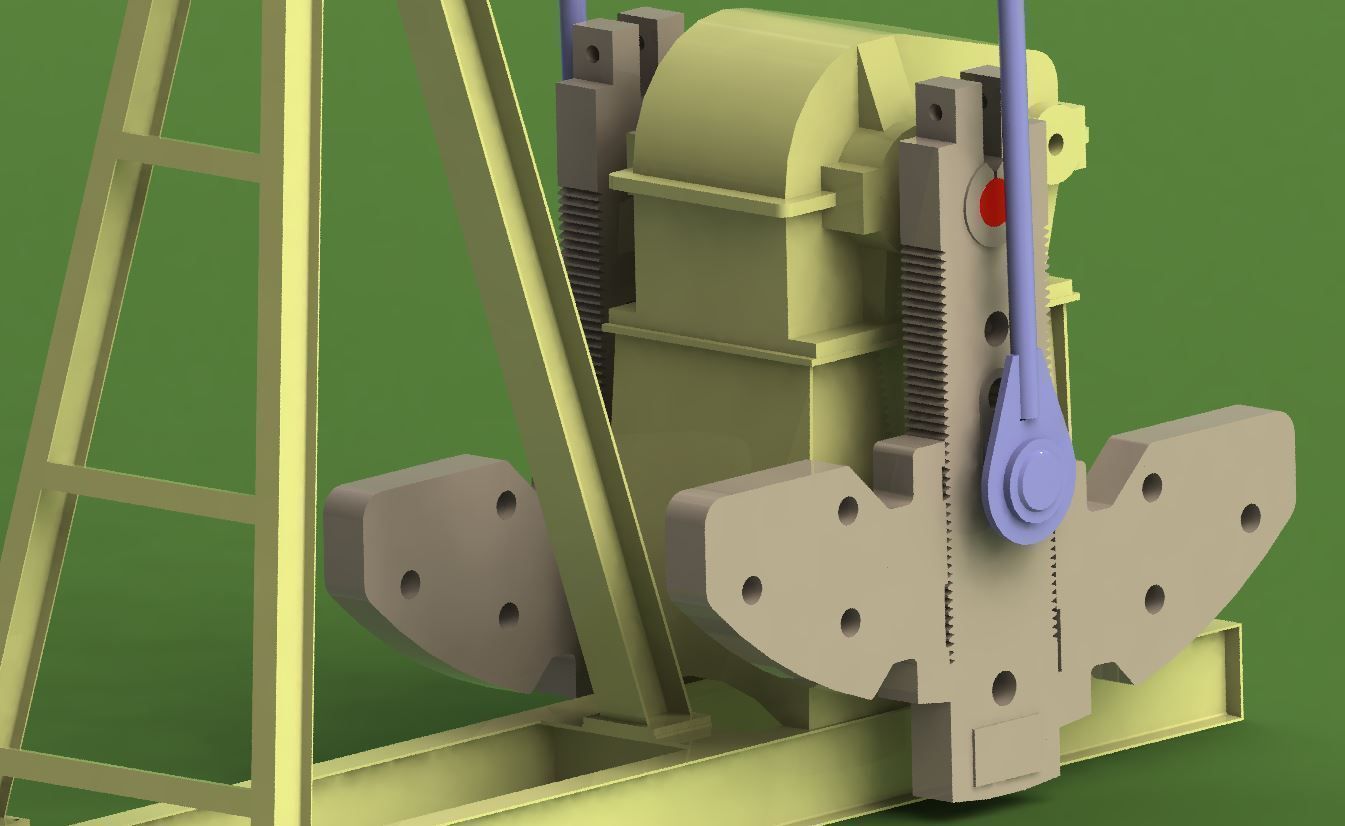 CONVENTIONAL BEAM PUMPING UNITS free 3D model | CGTrader