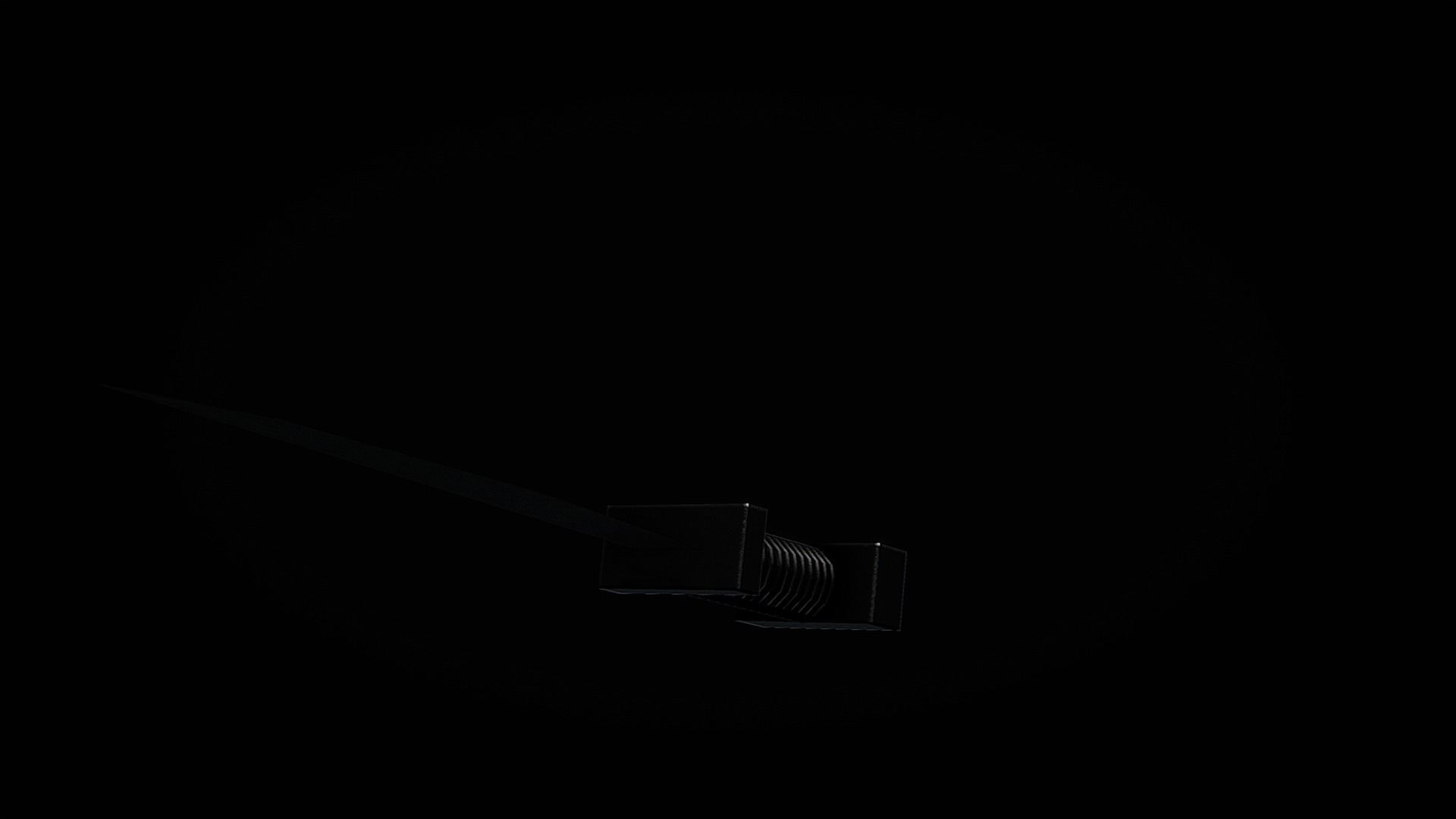 black polymer sword 3D model | CGTrader