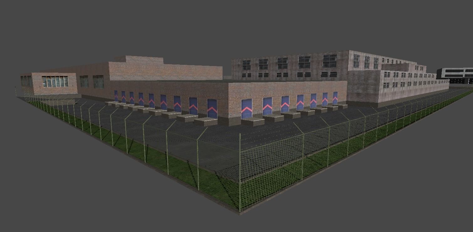 3D model Airport buildings collection VR / AR / low-poly | CGTrader