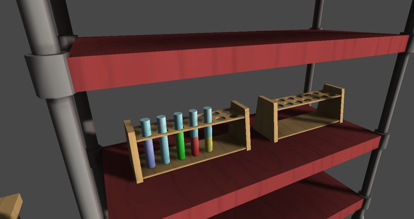 3D model Cartoon lab props VR / AR / low-poly | CGTrader