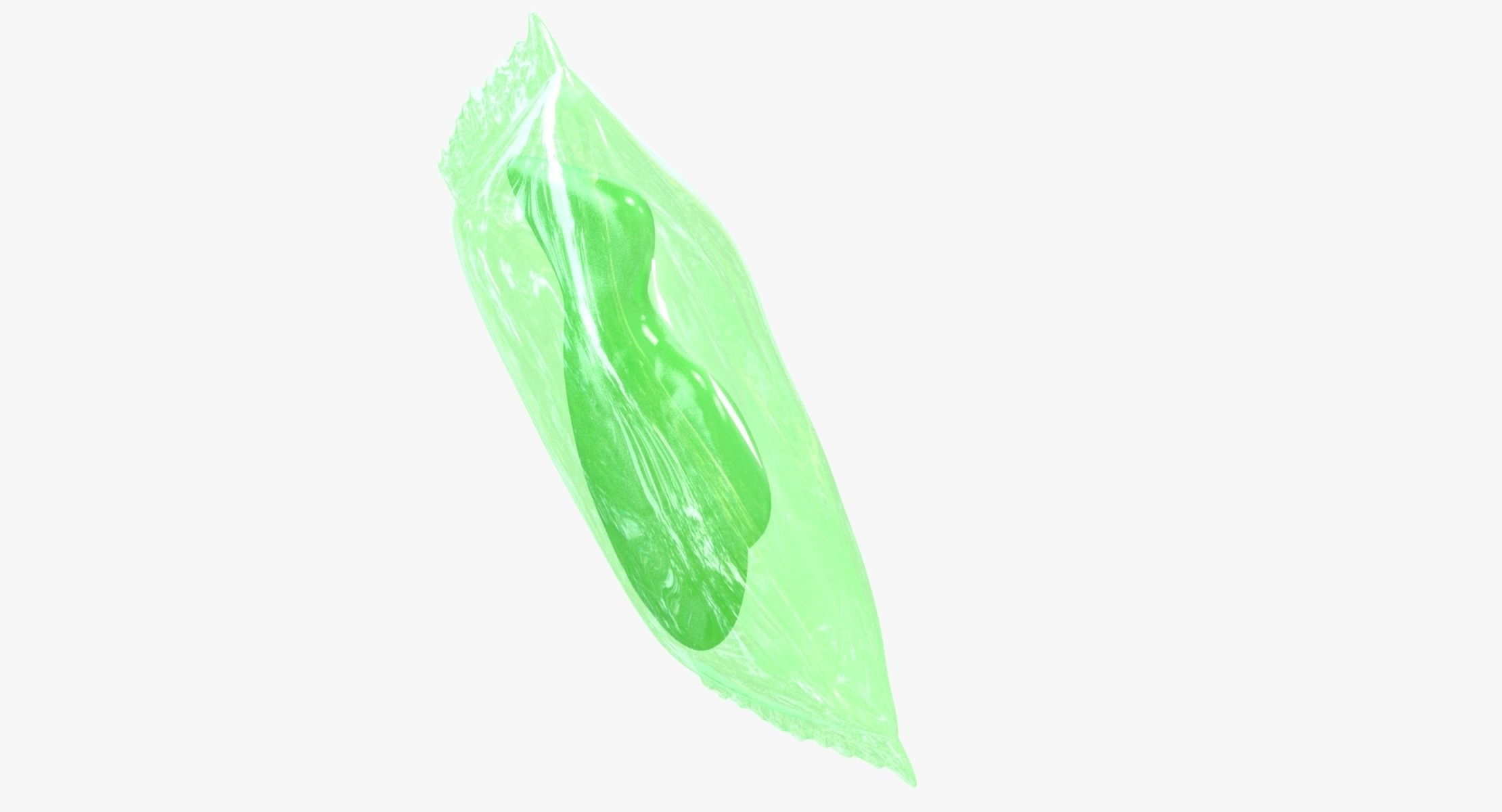 Wrapped Green Fish 3D model 3D model | CGTrader
