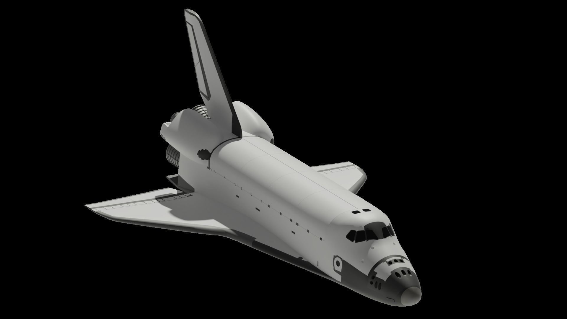 Space Shuttle medium poly FREE free 3D model | CGTrader