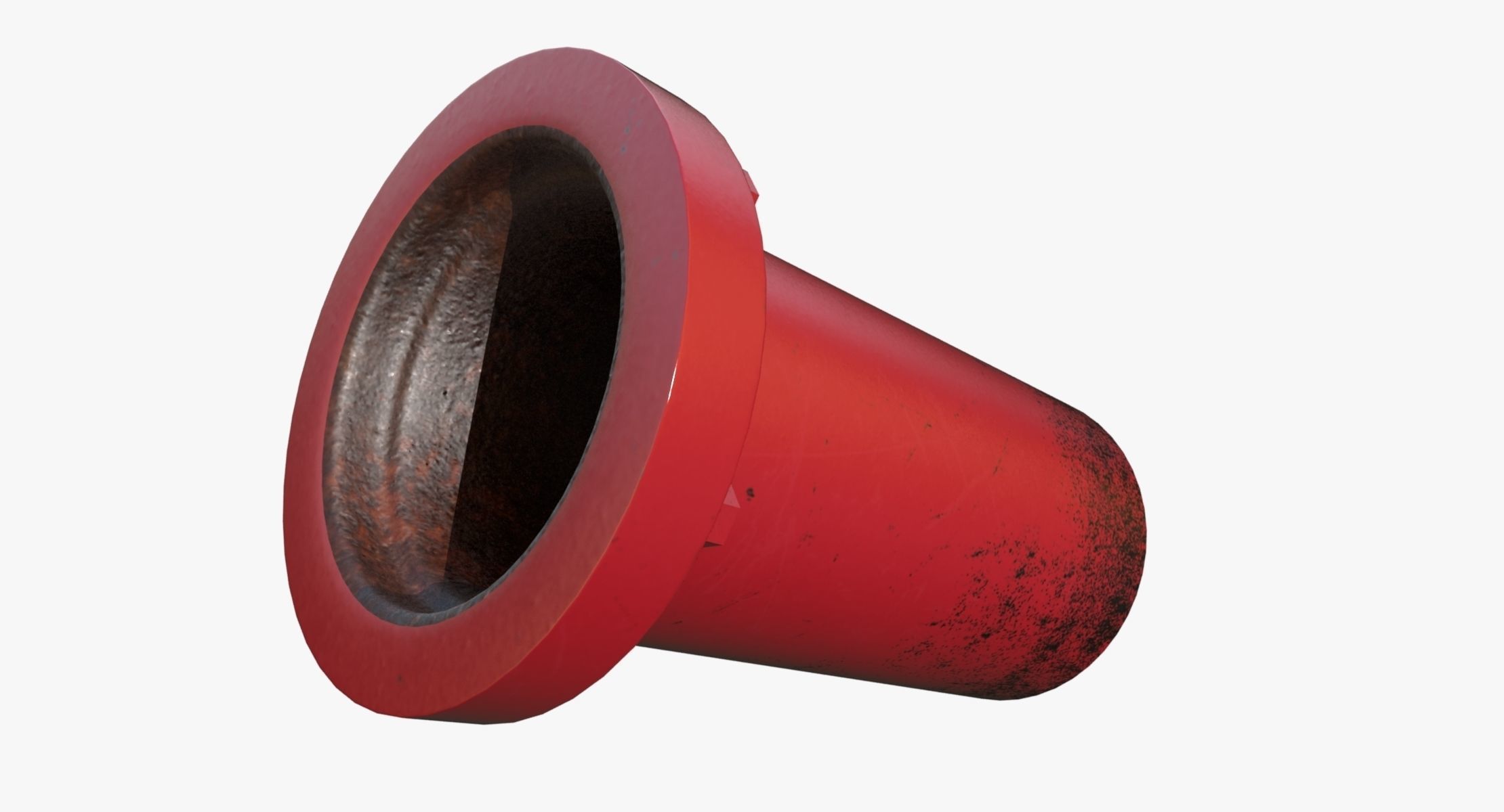 Red Painted Pipe Collection 3D model | CGTrader