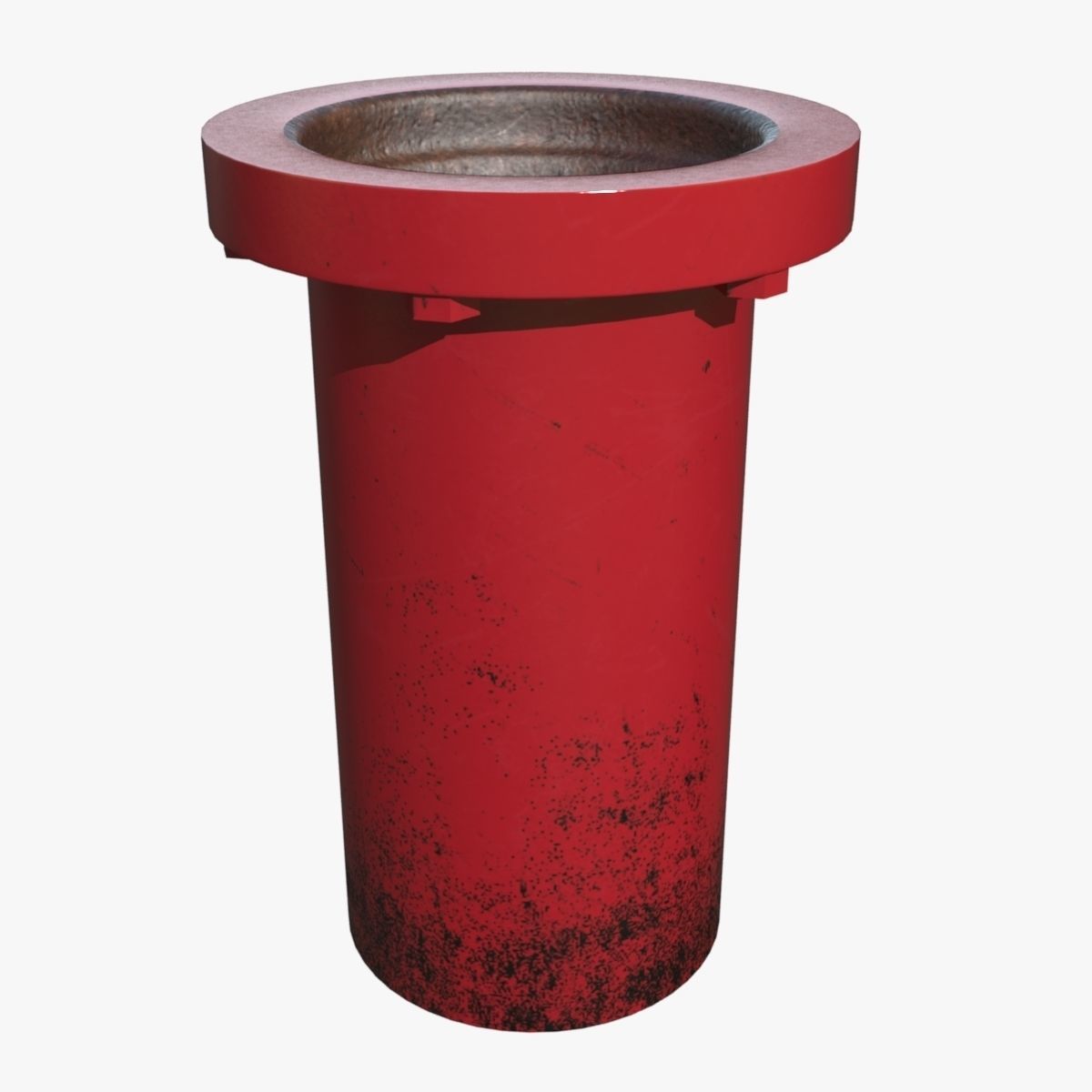 Red Painted Pipe Collection 3D model | CGTrader