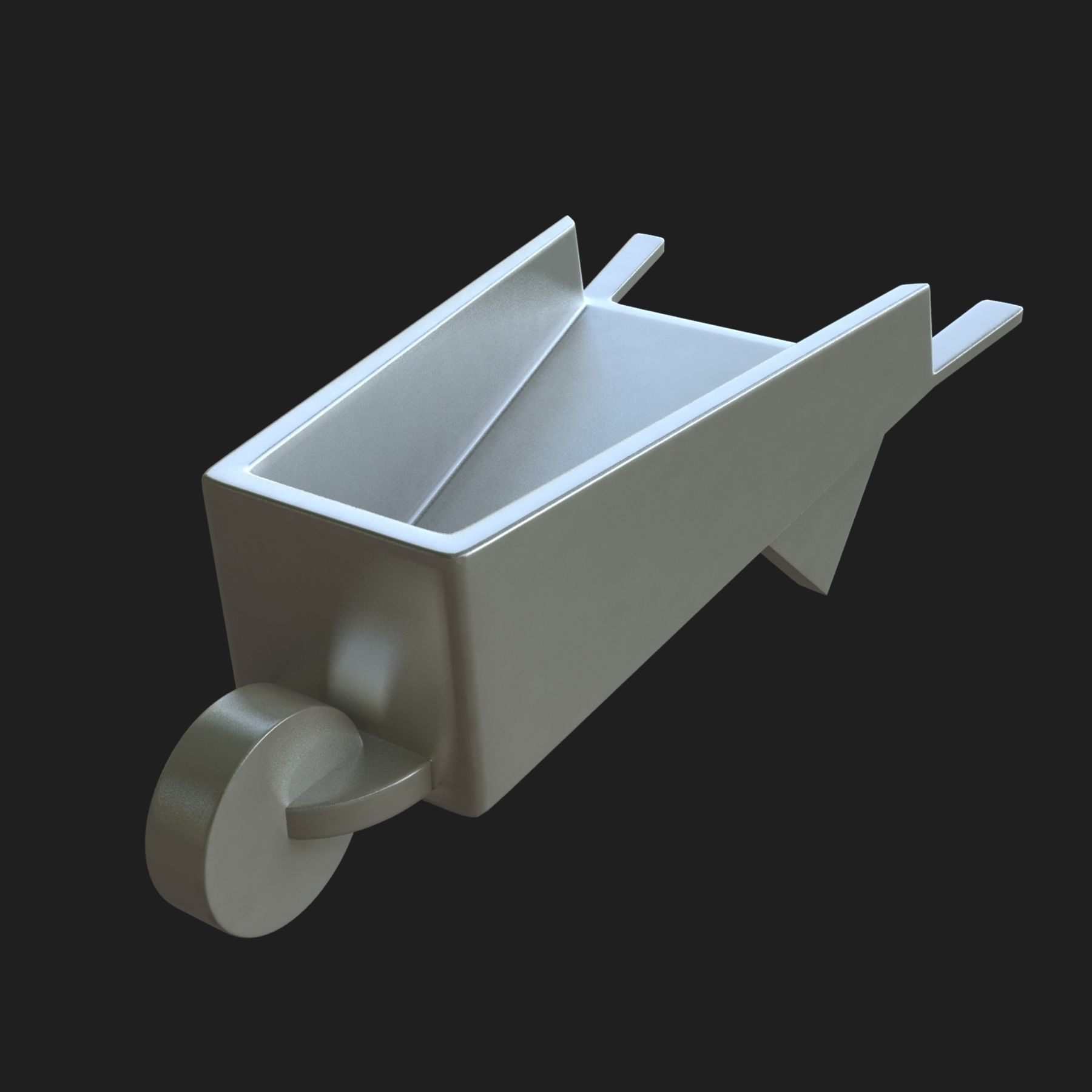 Monopoly Wheelbarrow 3D model | CGTrader