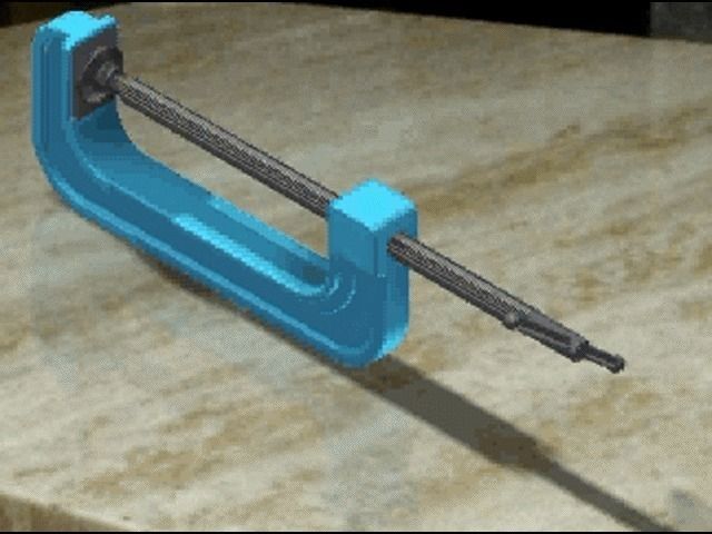 G clamp 3D model | CGTrader