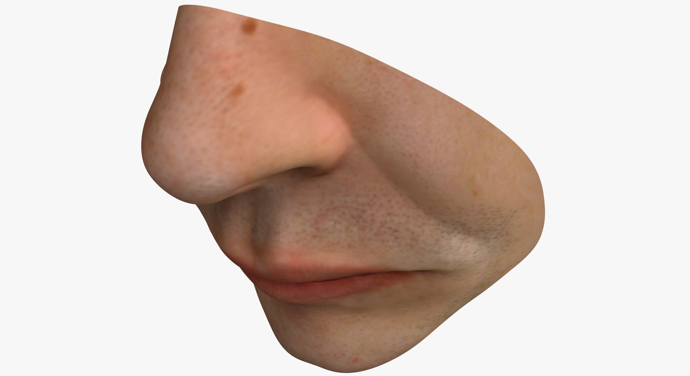 Male Mouth 3D model | CGTrader