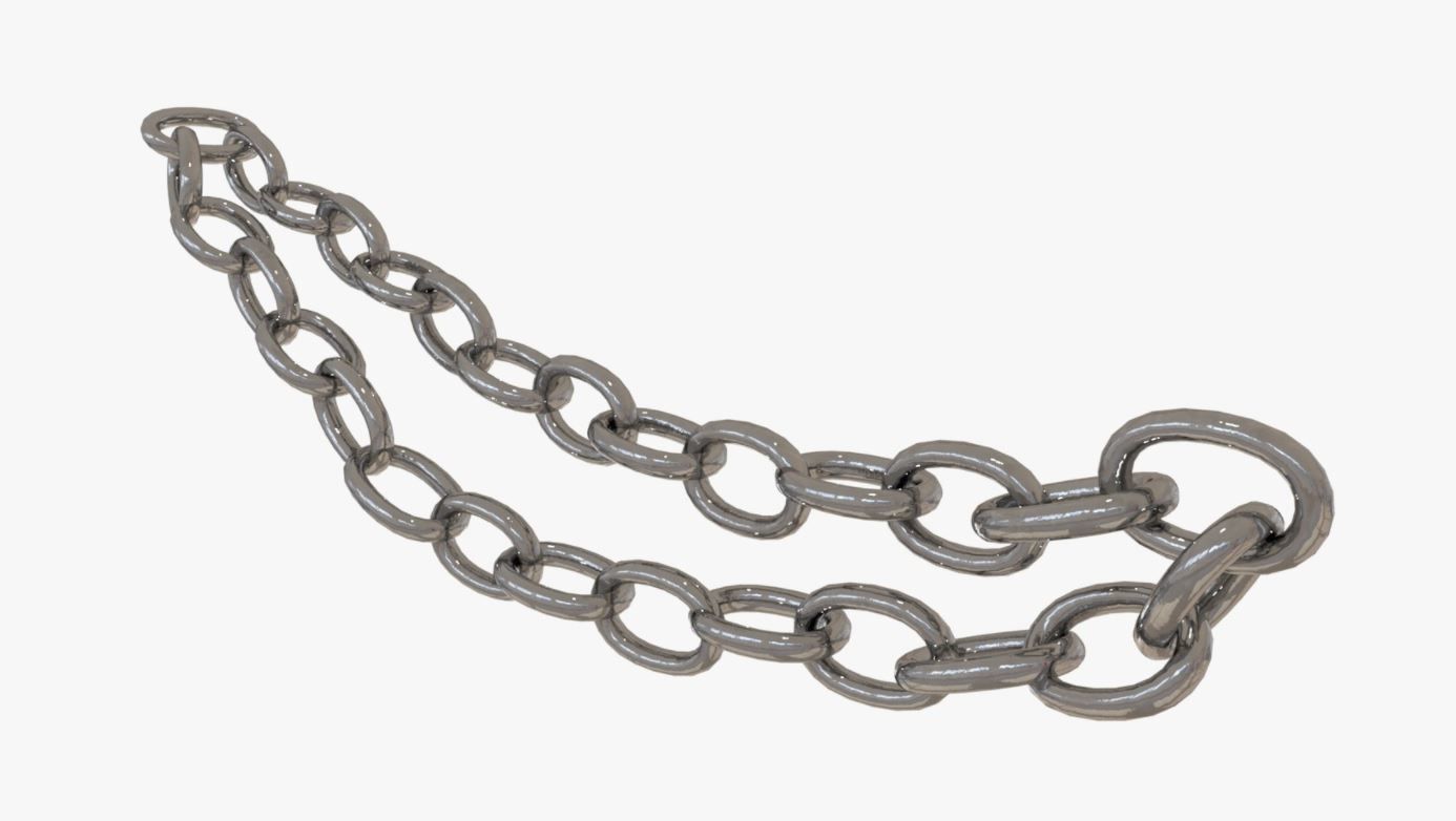 Realistic Metal Chain 3D model | CGTrader