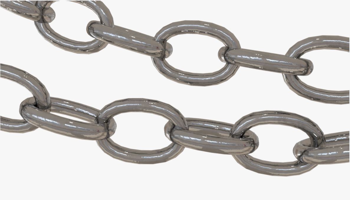 Realistic Metal Chain 3D model | CGTrader