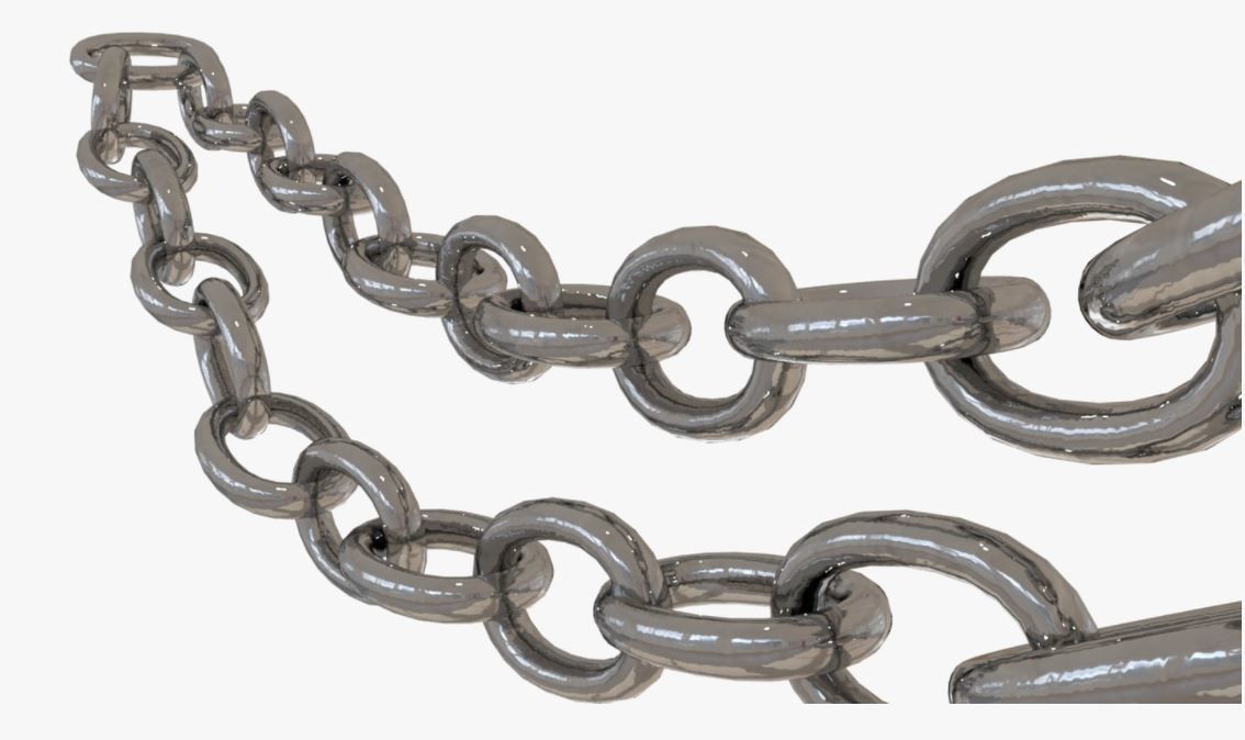 Realistic Metal Chain 3D model | CGTrader