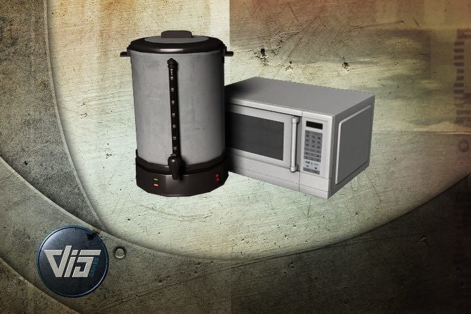 3D model Kitchen props collection VR / AR / low-poly | CGTrader