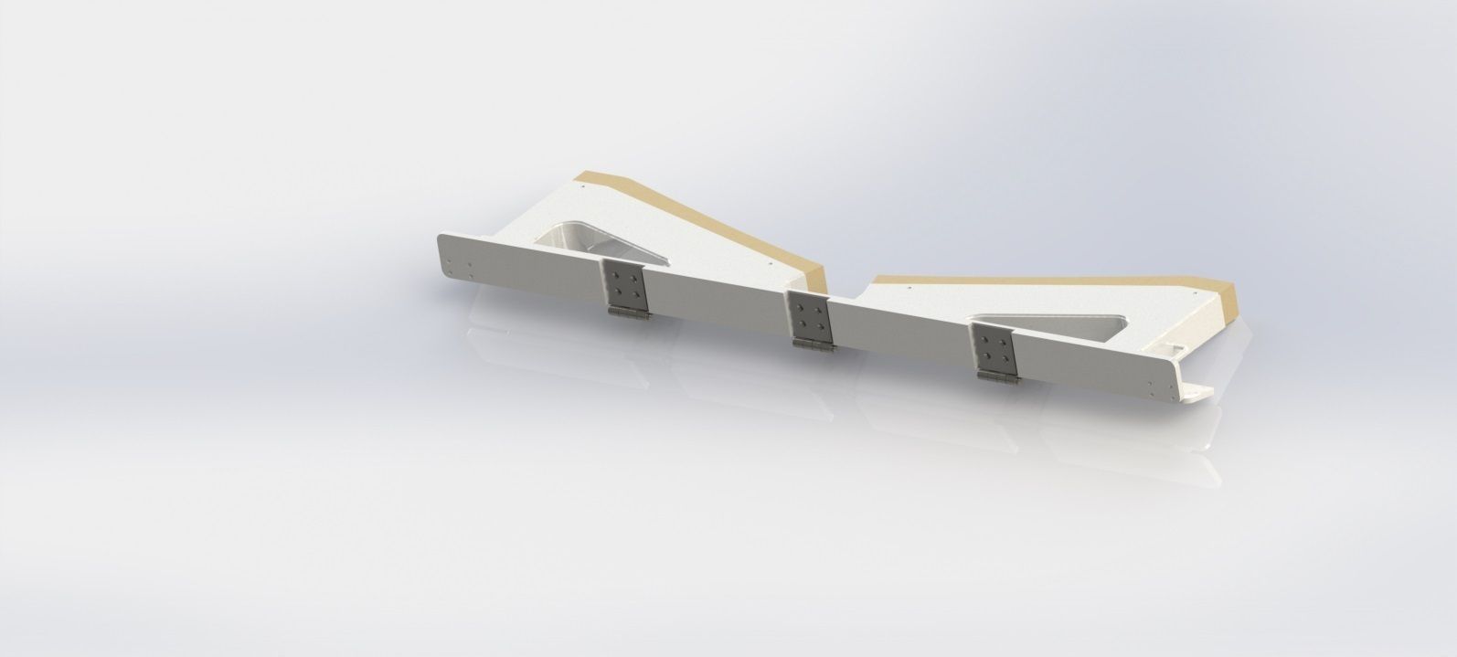 Folding Retractable Boat Lift 3D model | CGTrader