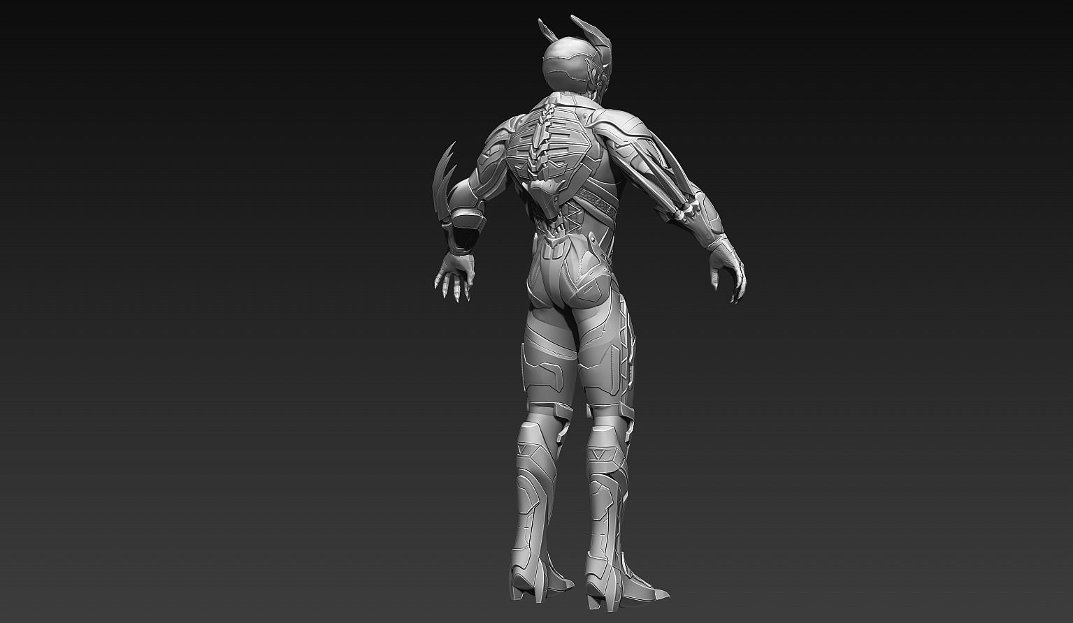 Cyber Mutant Zbrush Concept Model 3D model | CGTrader