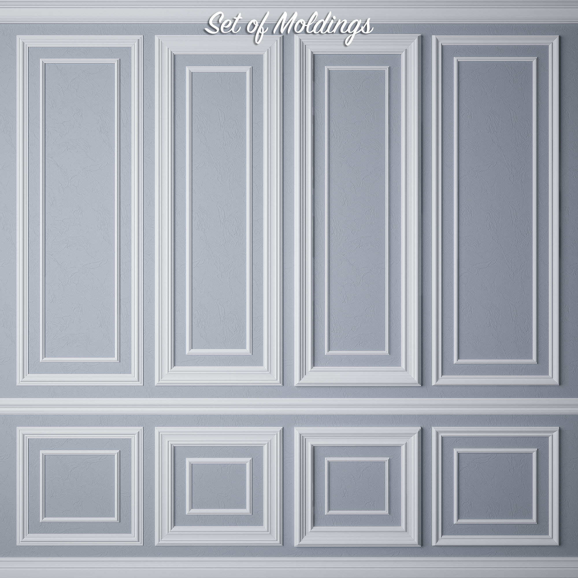 Set of Moldings 3D model | CGTrader