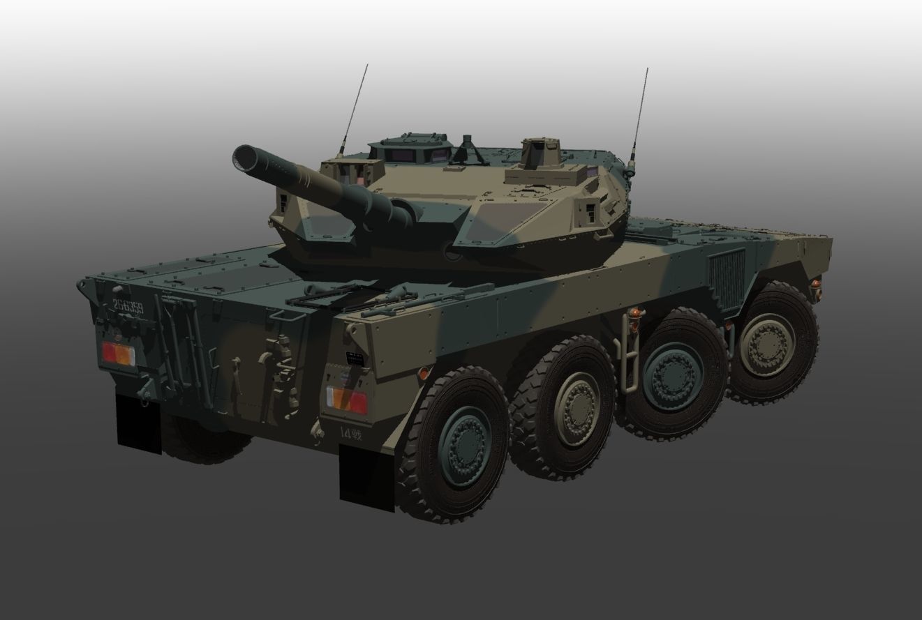 JGSDF Type-16 maneuver combat vehicle Update 3D model | CGTrader