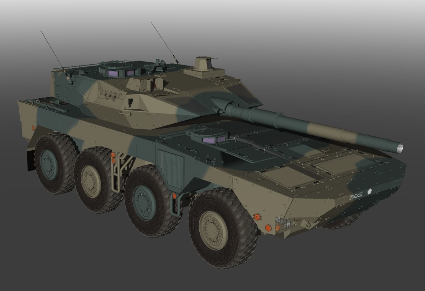 JGSDF Type-16 maneuver combat vehicle Update 3D model | CGTrader