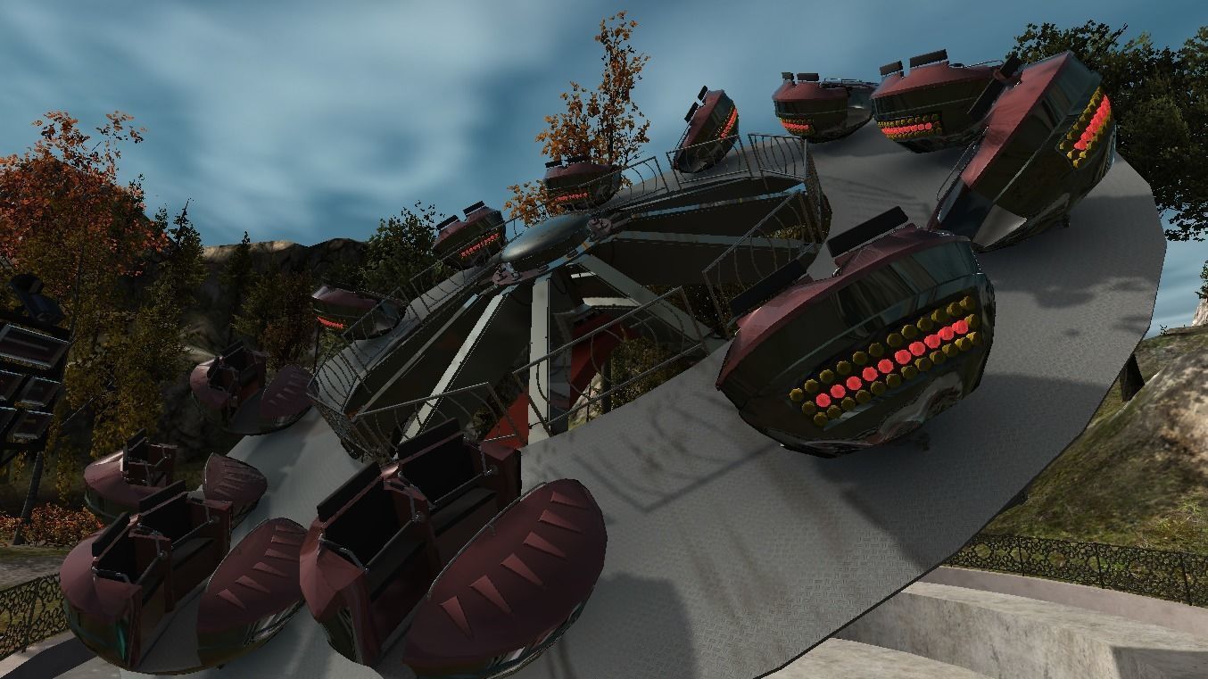 3D model High Detail Fairground Ride 04 - Flipper VR / AR / low-poly ...