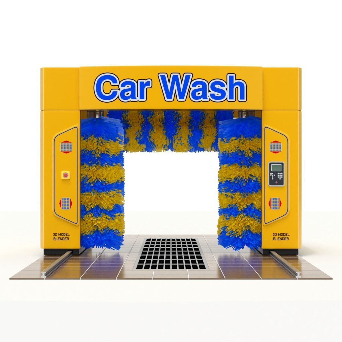 Car Wash 3D model | CGTrader