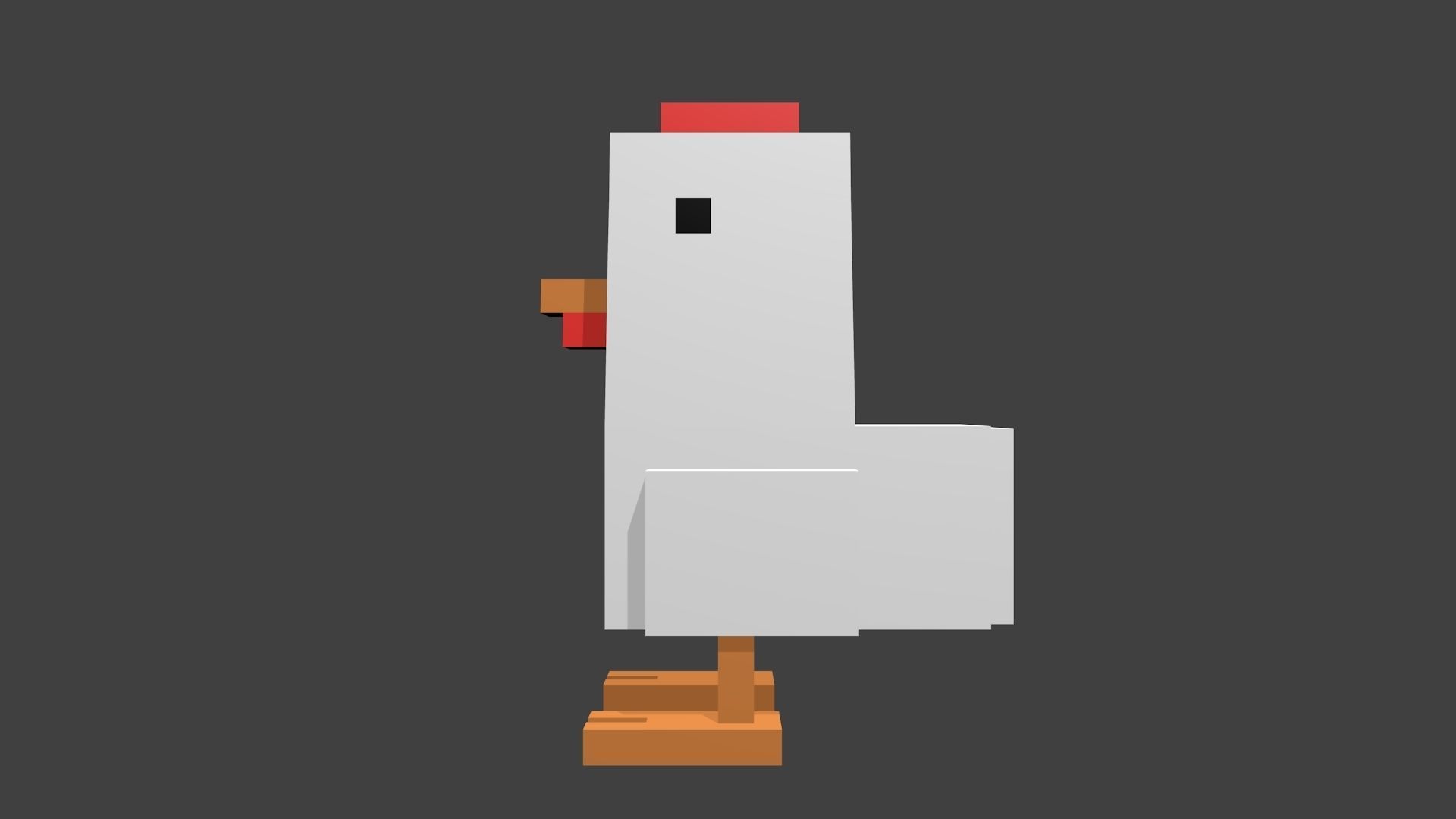 MineCraft Hen free VR / AR / low-poly 3D model rigged | CGTrader