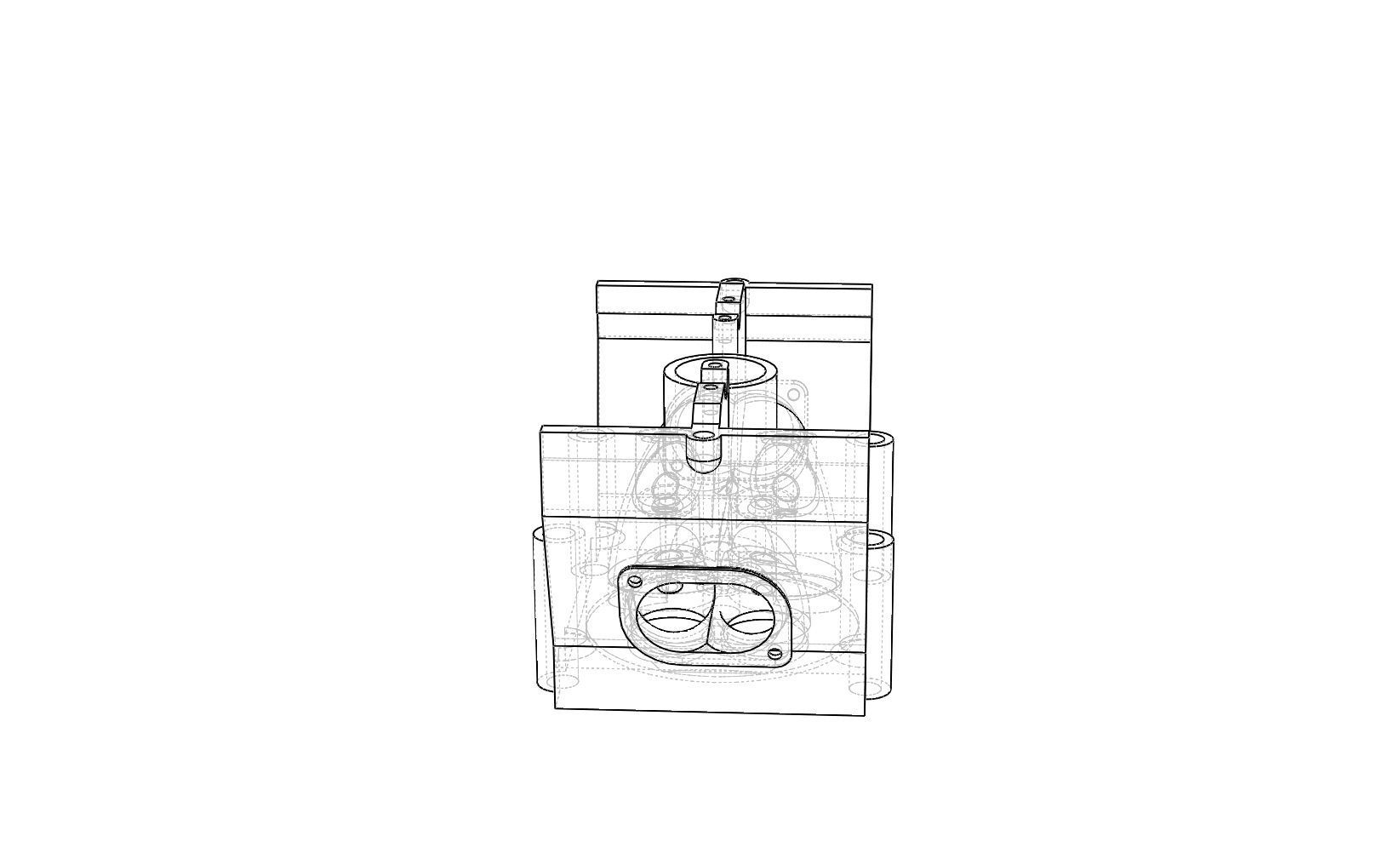 Car or Motorcycle Engine Cylinder Head 3D model 3D printable | CGTrader