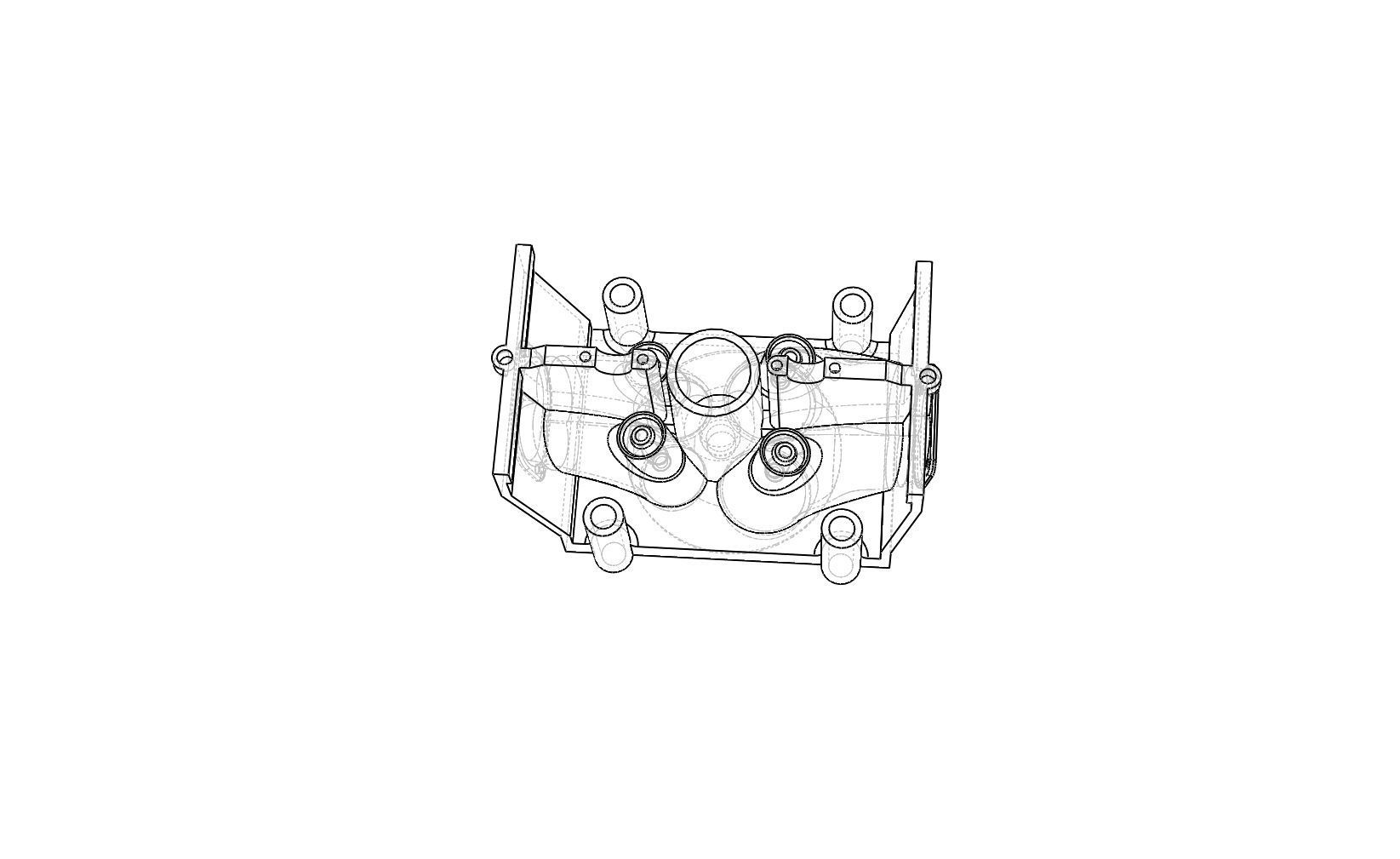 Car or Motorcycle Engine Cylinder Head 3D model 3D printable | CGTrader