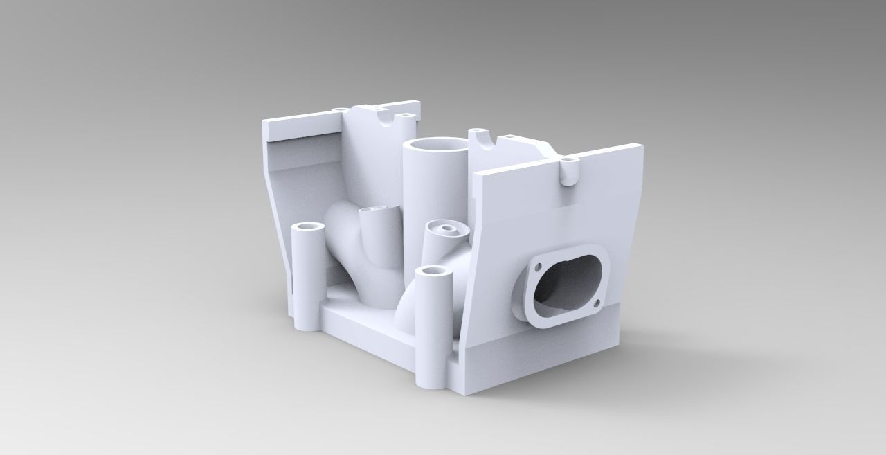 Car or Motorcycle Engine Cylinder Head 3D model 3D printable | CGTrader