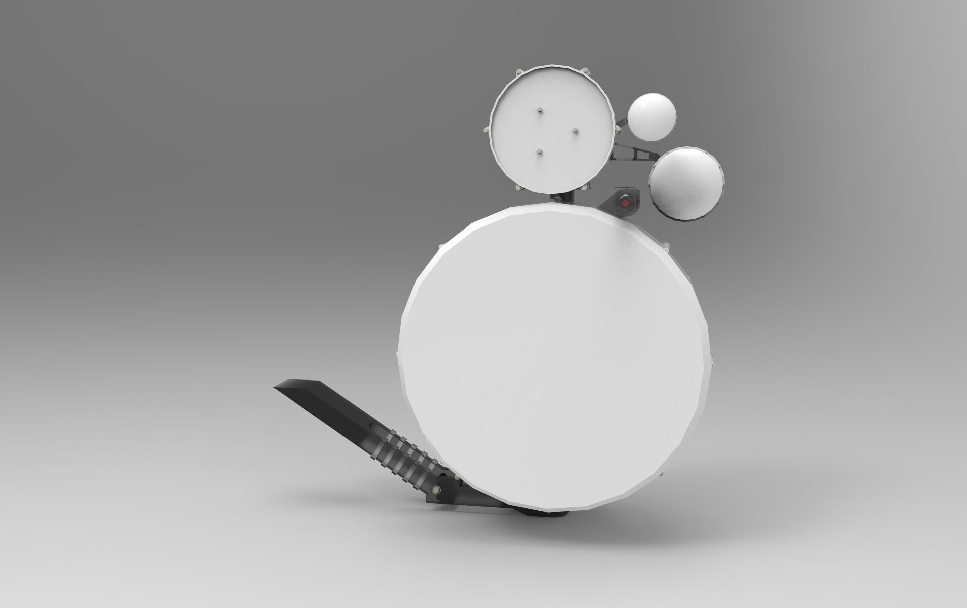 locator drum 3D model | CGTrader