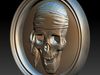 Panno Pirate Skull 3D model 3D printable | CGTrader