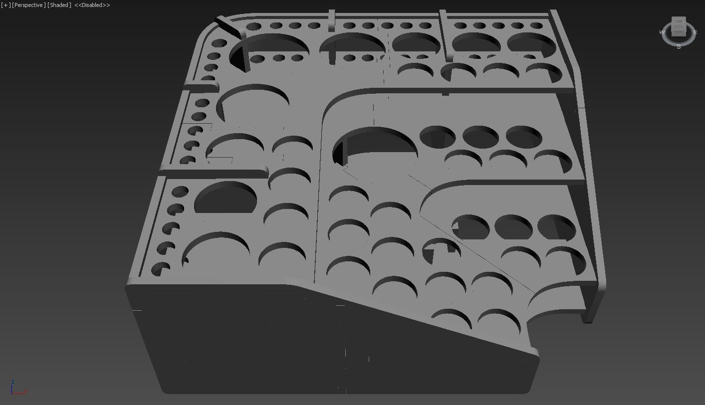 Acrylic paint corner stand 3D print model 3D model 3D printable | CGTrader