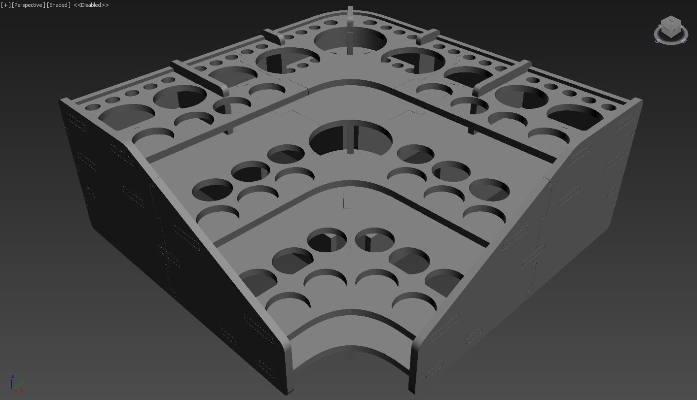 Acrylic paint corner stand 3D print model 3D model 3D printable | CGTrader