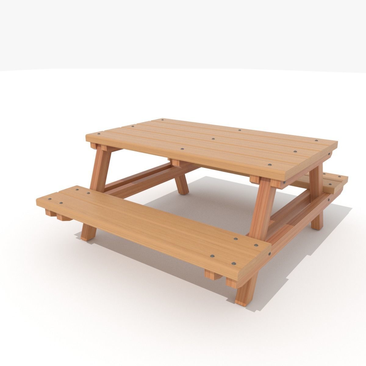 3D model Park Picnic table VR / AR / low-poly | CGTrader