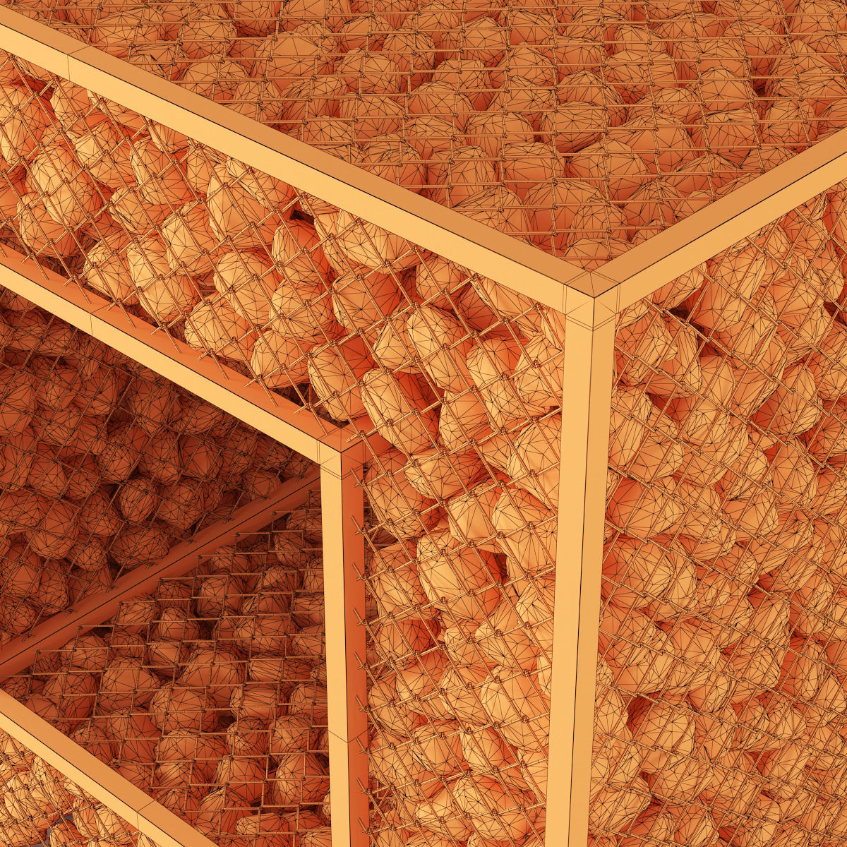 Gabion big n3 3D model | CGTrader