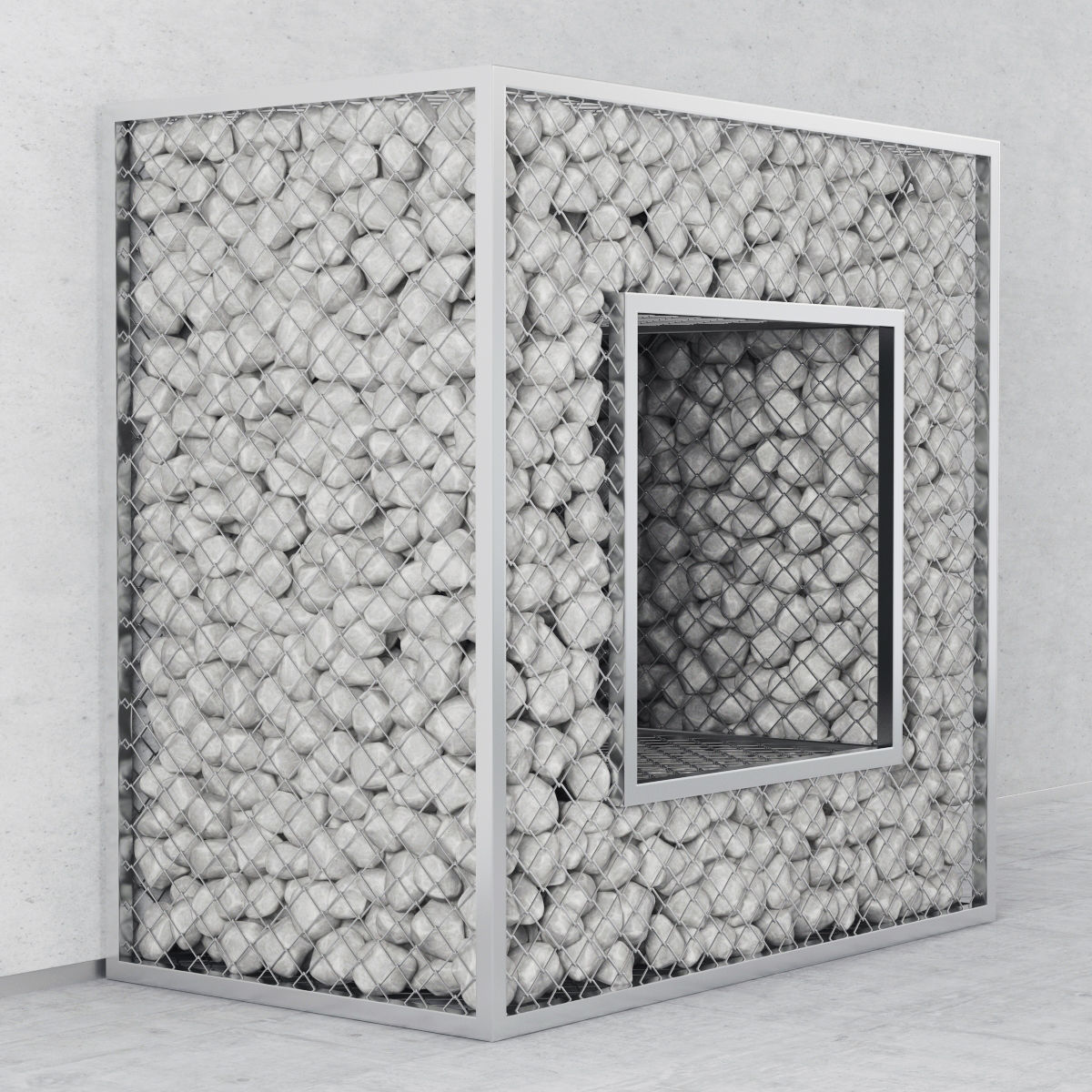 Gabion big n3 3D model | CGTrader