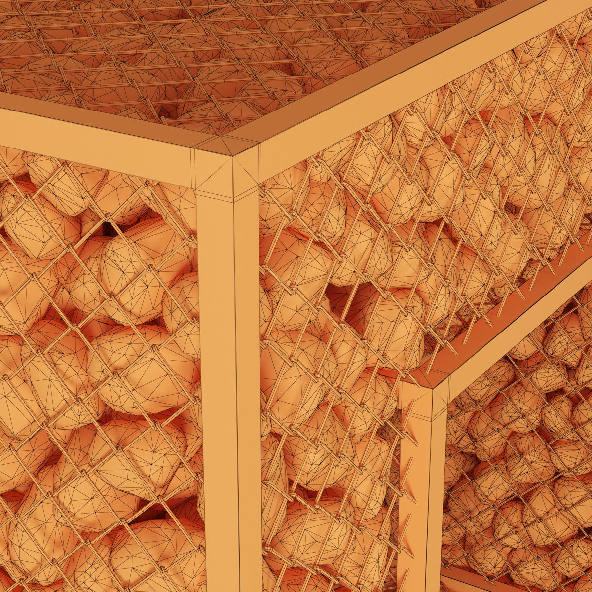 Gabion big n3 3D model | CGTrader