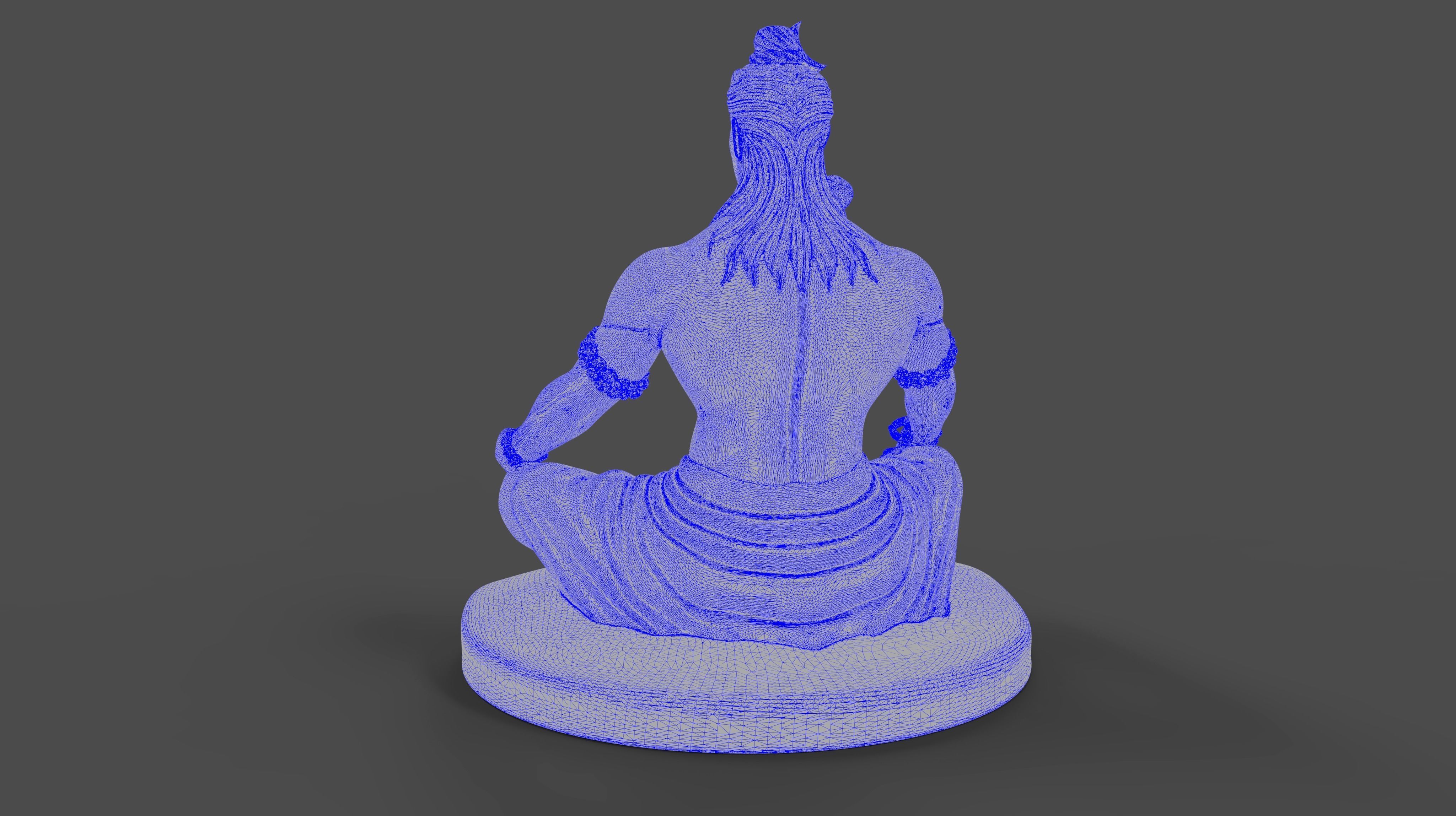 Lord Shiva 3D model 3D printable | CGTrader