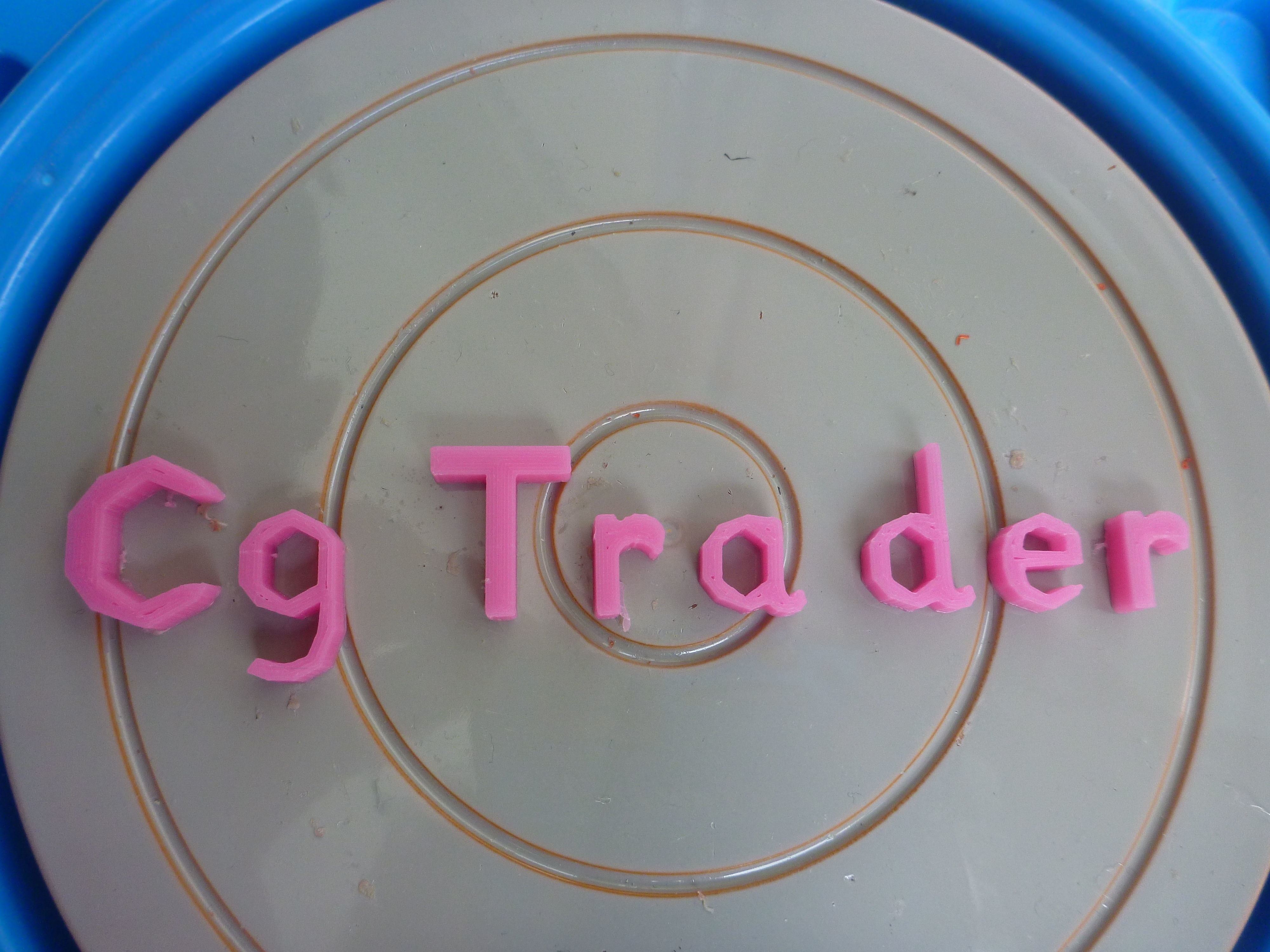 Cgtrader Letters 3D model 3D printable | CGTrader
