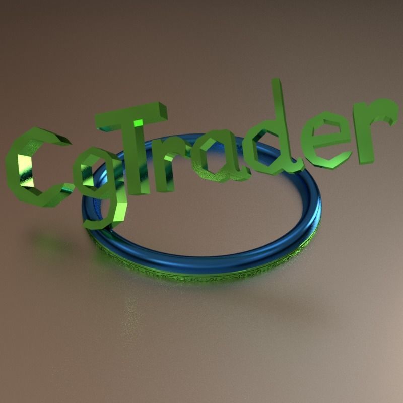 Cgtrader Letters 3D model 3D printable | CGTrader