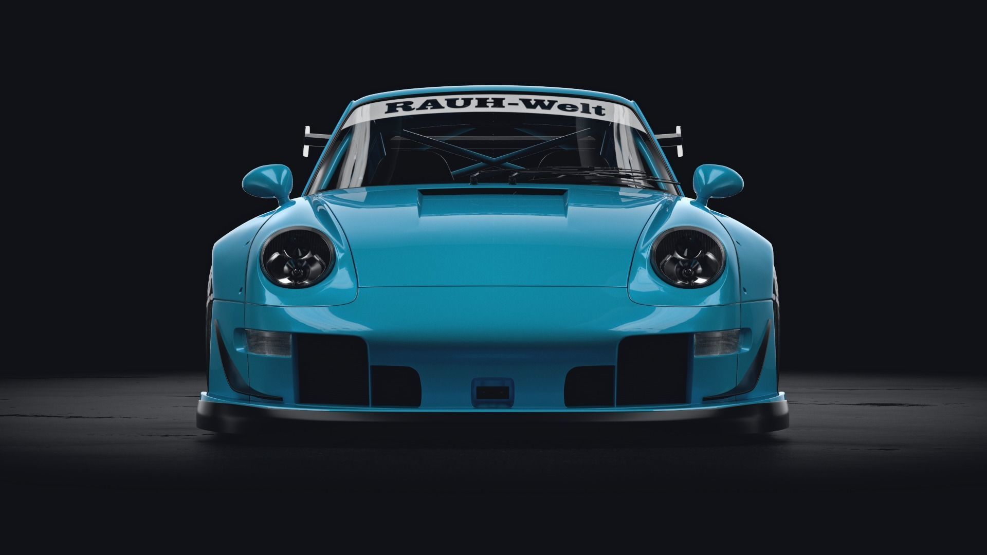 porsche 993 RWB rauh-welt 3D model | CGTrader