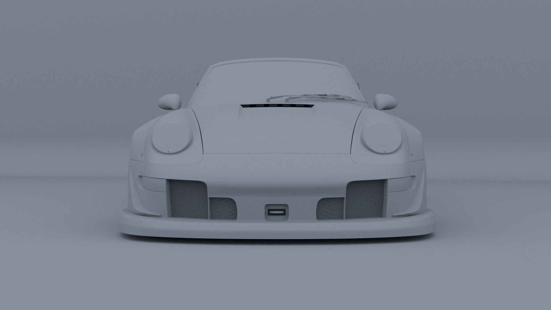 porsche 993 RWB rauh-welt 3D model | CGTrader