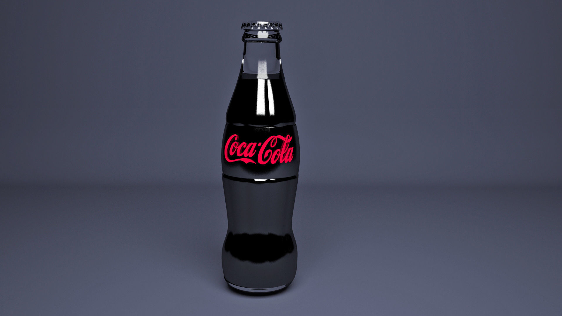 Coca Cola Zero Bottle - coke zero 3D model | CGTrader
